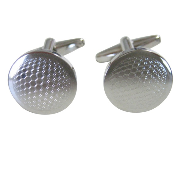 Kiola Designs | Accessories | Silver Toned Etched Round Golf Ball ...